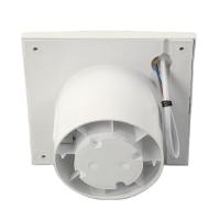 China AC Electric 6 Inch Bathroom Wall Mounted Louver Axial Air Extractor Fan White Black for sale
