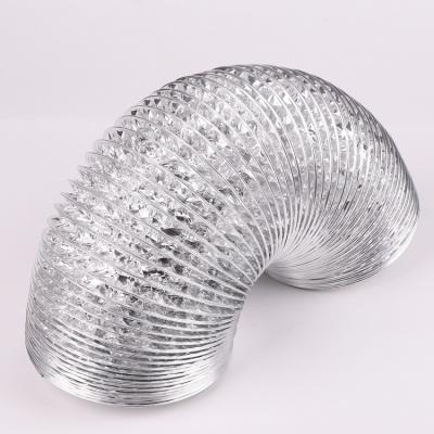 China Flexible Duct for Exhaust Fan Semi Rigid Soft Double Single Layer AU Standard White 100mm for sale