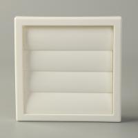 China 240V HVAC AC Double Deflection Plastic Exhaust Supply Air Grille for Manufacturing Plant for sale