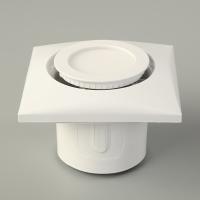 China SAA Certification LED Ventilation ABS Plastic Round Diffuser Cone Grille Centrifugal Fan for sale