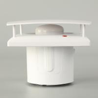 China Centrifugal Blade Bathroom Type Square Air Extractor Fan in White ABS Plastic Material for sale