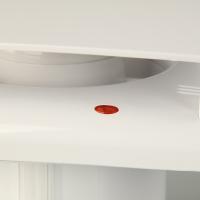 China Centrifugal Blade Bathroom Type Square Air Extractor Fan in White ABS Plastic Material for sale
