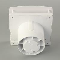 China Centrifugal Blade Bathroom Type Square Air Extractor Fan in White ABS Plastic Material for sale