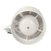 China Wall Mount Inline Duct Fan 100mm 200mm Low Noise Intake Exhaust 240V AC Plastic Blades for sale