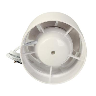 China Wall Mount Inline Duct Fan 100mm 200mm Low Noise Intake Exhaust 240V AC Plastic Blades for sale