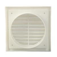 China 240V AC 100mm 125mm 150mm Plastic Round Eggcrate Ventilation Grille ABS PP PC Ducting Fan for sale
