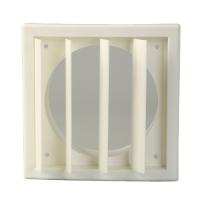 China 240V AC 100mm 125mm 150mm Plastic Round Eggcrate Ventilation Grille ABS PP PC Ducting Fan for sale
