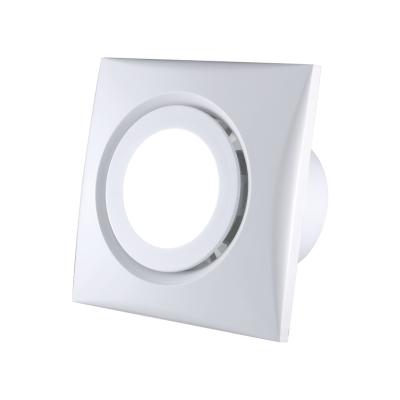 China 6 Inch 150mm Square Plastic Exhaust Fan with LED Light Wall Mounted 240V 248-840 CFM for sale