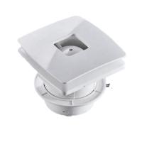 China 6 Inch 150mm Square Plastic Exhaust Fan with LED Light Wall Mounted 240V 248-840 CFM for sale
