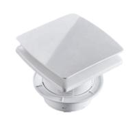 China 6 Inch 150mm Square Plastic Exhaust Fan with LED Light Wall Mounted 240V 248-840 CFM for sale