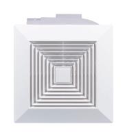 China Plastic Round Ceiling Ventilation Silent Ventilation Fans with and Customized Logo Louvers for sale