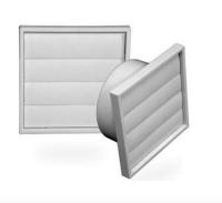 China Customized Square Grille for Air Extractor Fan Accessories White Air Extractor Fan for sale