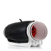 China DC Electric Current Type 120V Voltage Silent In Line Axial Extraction Super Plastic Fan for sale