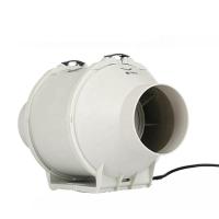 China Plastic 4-8 Inch Low Noise Inline Duct Fan 240V AC for Hydroponic Grow Tent Customization for sale