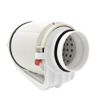 China Plastic 4-8 Inch Low Noise Inline Duct Fan 240V AC for Hydroponic Grow Tent Customization for sale