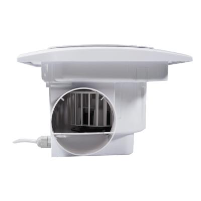 China ELMAK 23-65 Plastic Square Bathroom Exhaust Fan 5 Inch 6 Inch 240V Silent Ventilation for sale