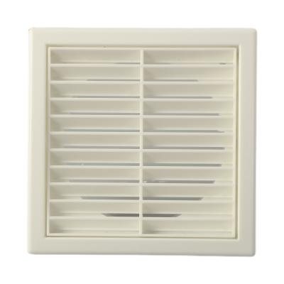 China Customized Logo White Louvre Grill Essential Accessory for Fixed Square Air Condition for sale