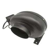 China White 6 Inch High Pressure Inline Duct Fan 240V AC Axial Flow Exhaust Fan for Greenhouse Hydroponics for sale