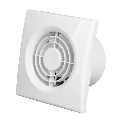 China White 4 Inch 100mm Bathroom Ultra Quiet Ventilation Fan with LED Light 240V Wall Mounted Exhaust Fan for sale