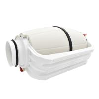 China 240V White 8 Inch Round Bathroom Exhaust Fan 200 500 800 CFM with Carbon Filter for sale