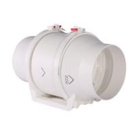 China 240V White 8 Inch Round Bathroom Exhaust Fan 200 500 800 CFM with Carbon Filter for sale