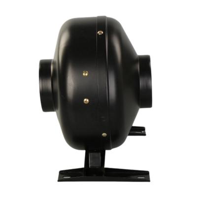 China 5 Inch White Metal High Volume Silent Inline Centrifugal Duct Fan 240V 23-65 Airflow for sale