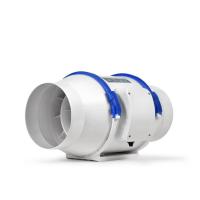 China White AC Inline Duct Fan 6 Inch 120V for Grow Room Ventilation Axial Flow Fan for sale