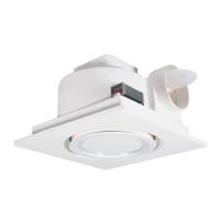 China ABS 12 Inch Bathroom Ventilator Exhaust Fan 110V-240V AC Wall Mount for Hotels for sale