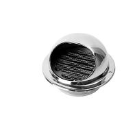 China Stainless Steel Round Outside Air Port Wall Vent with Fly Screen 3 Year Warranty for sale