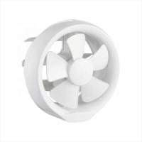 China 6 Inch 240V PP Plastic Wall Mounted Bathroom Exhaust Ventilation Fan with Louvered Design for sale