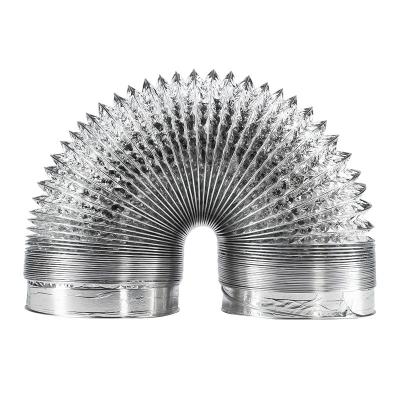China Mass Air Conditioning Aluminum Flexible Insulation Duct White Color OEM Custom Size 3 Year Warranty for sale