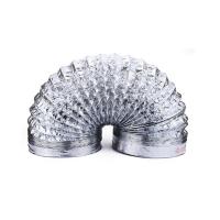 China Mass Air Conditioning Aluminum Flexible Insulation Duct White Color OEM Custom Size 3 Year Warranty for sale