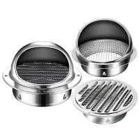 China Function Ventilation Stainless Steel Round Outside Air Port Wall Vent for Residential for sale