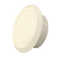 China White Plastic HVAC Air Exhaust Supply Vent 100-150mm for Duct Systems OEM Custom for sale