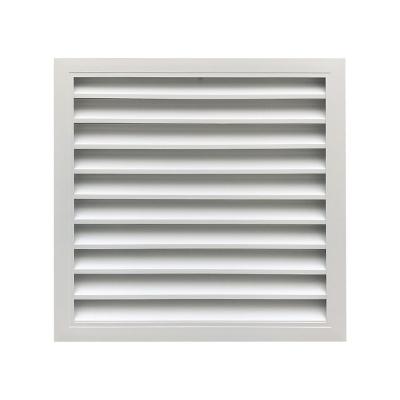China Adjustable Air Outlet Grille in White for Wall Fan Mounting in Construction Ceiling for sale