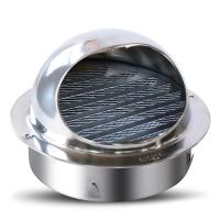 China Stainless Steel Wall Air Vent Ducting 3 Years Mechanical Life Custom Size for sale