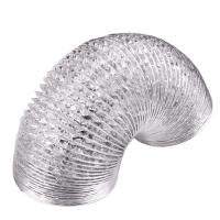 China Flexible Duct Cold Air Intake Pipe 8 Inch Aluminium Foil Plastic Blade for HVAC System 240V for sale