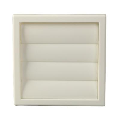 China Square Hotel ABS Plastic Ceiling Wall Mount Exhaust Fan Outlet Inlet Air Duct Grille IP44 3 Years Warranty for sale