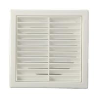 China Square Hotel ABS Plastic Ceiling Wall Mount Exhaust Fan Outlet Inlet Air Duct Grille IP44 3 Years Warranty for sale