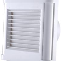China Bathroom Kitchen Shower Wall Mounting Shutter Ventilation Air Extractor Fan 220V/110V for sale