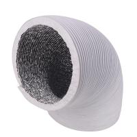 China PVC Aluminum Foil Flexible Air Duct Connector 240V IP44 for HVAC Ventilation for sale