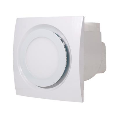China 6 8 Inch Low Noise Silent Electric Greenhouse Square Ventilation Exhaust Fan 240V IP44 Waterproof for sale