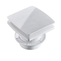China 6 8 Inch Low Noise Silent Electric Greenhouse Square Ventilation Exhaust Fan 240V IP44 Waterproof for sale