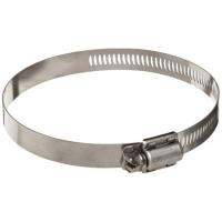 China Stainless Steel Throat Hoop Duct Clamp 2 Inch Water Exhaust Pipe Fastening for sale