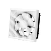 China Greenhouse Roof Ventilation 100mm White Silent Wall Mounted Exhaust Fan with Damper IP44 for sale
