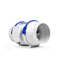 China 6 8 Inch Silent Plastic Bathroom Kitchen Circular Duct Centrifugal Fan 240V IP44 for sale