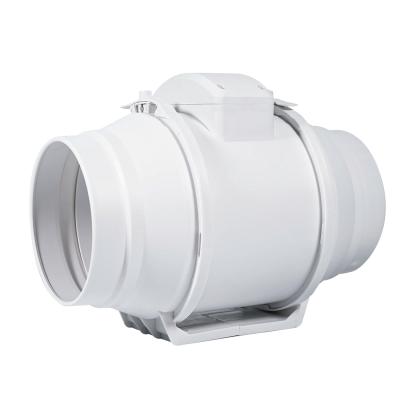 China White Mixed Flow 2 Speed Exhaust Duct Inline Fan 4 5 6 8 Inch 240V Industrial for sale