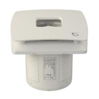 China 170mm Wall Ceiling Mount Exhaust Fan with PIR Sensor LED Light 240V Axial Flow Fan for sale