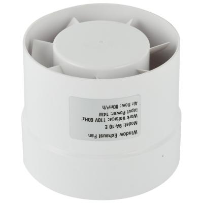 China 100mm 125mm Bathroom Exhaust Fan AC Wall Mounted Ventilator Dual Ball Bearing 240V for sale