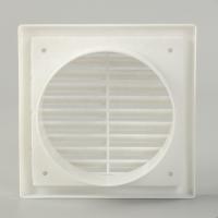 China Home Air Circulation Wall Mount Mix Flow Inline Fan with ABS Plastic Round Air Grille for sale